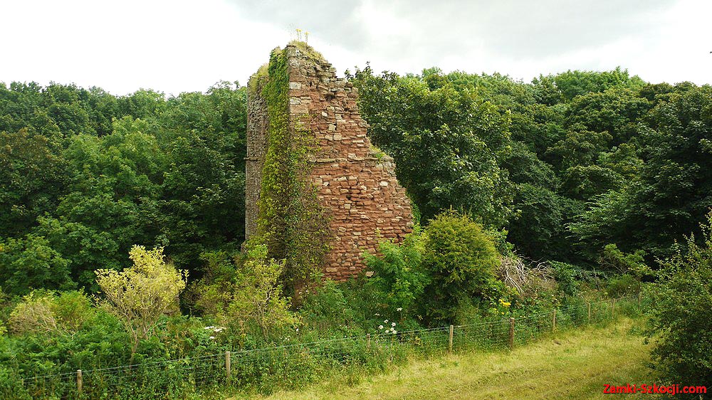 Cockburnspath Castle - Zamki Szkocji